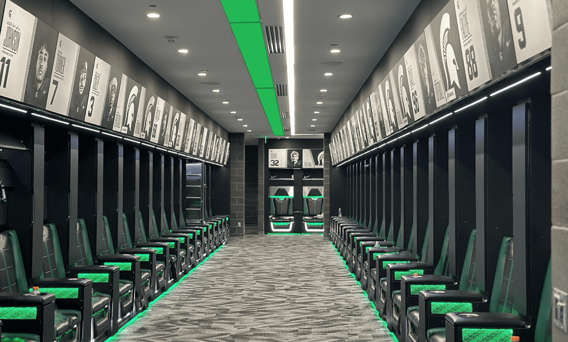 MSU Football Locker Room - EOSLight